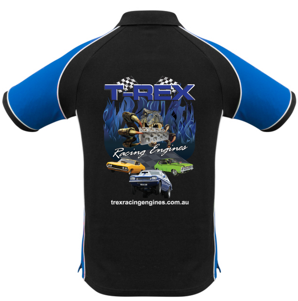 T-Rex Men’s Polo| T-Rex Racing Engines